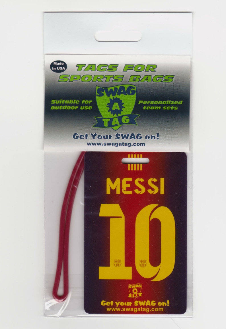 Swagtagz lionel MESSI 10 Barcelona Fade Jersey Soccer Tag for Sports ...