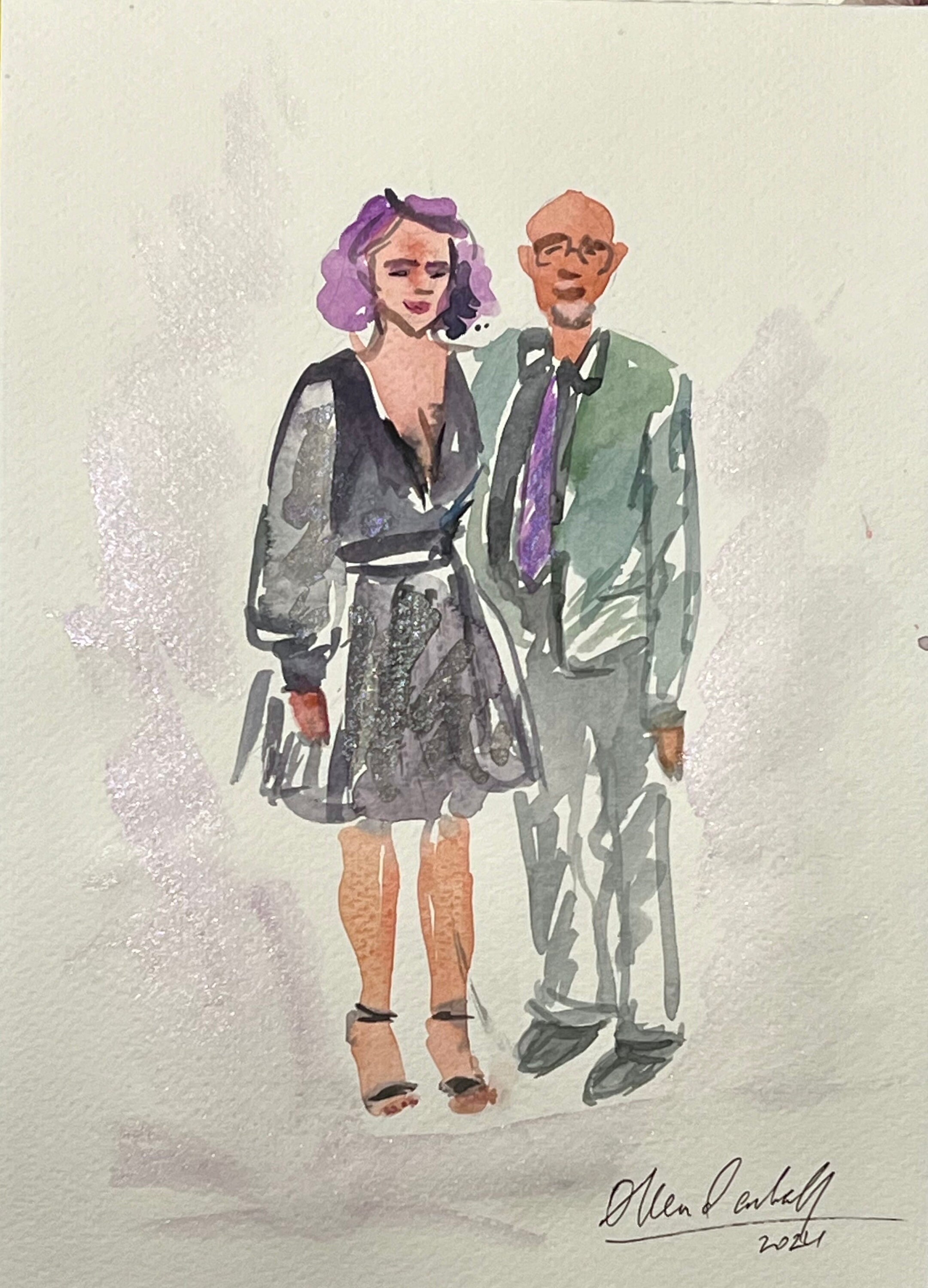 LIVE GUEST PORTRAIT, Wedding Sketching, Live Wedding Painter, Fashion ...