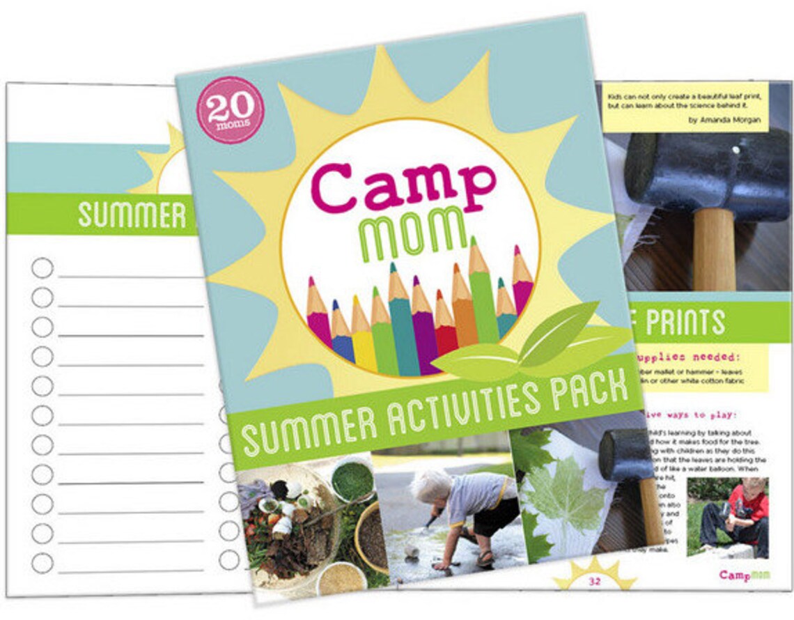 Camp Mom! Summer Activities Pack - Etsy