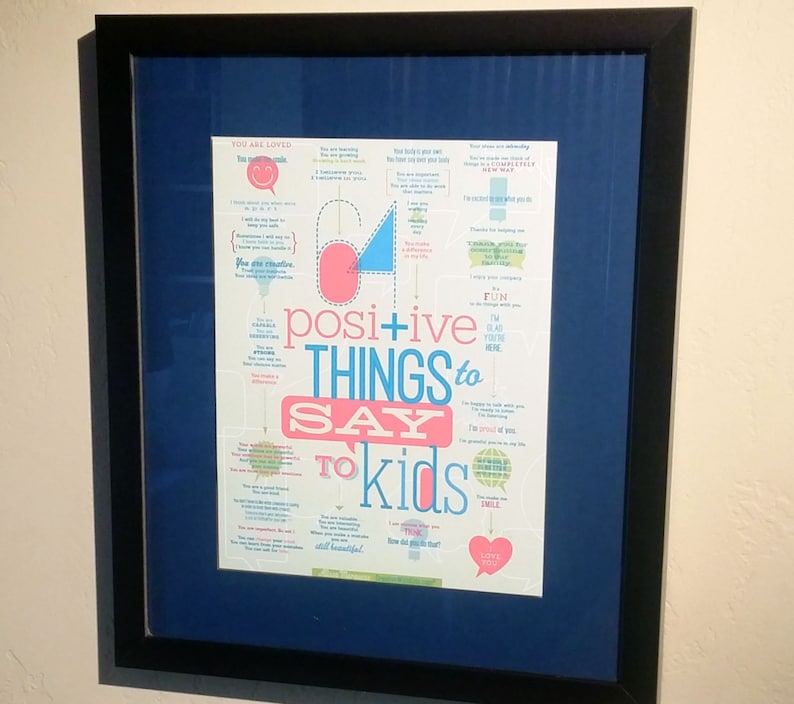 Print at Home 64 Positive Things to Say to Kids Printable Positive ...