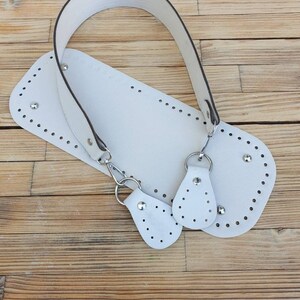 Set Bag Handle and Bag Base, Bag Handle. Sewing Bag Base..white Bag ...