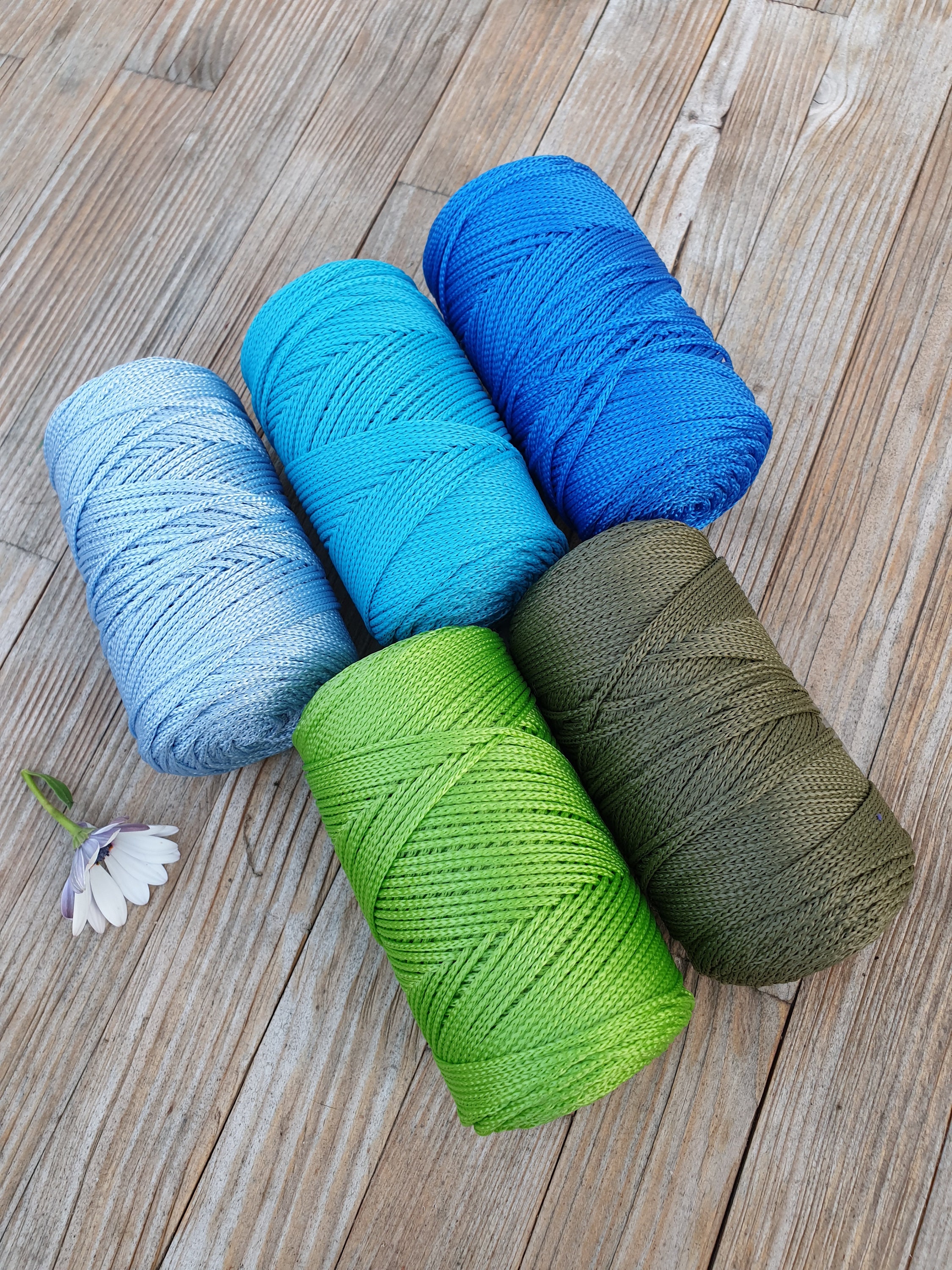 Polyester Macrame Rope 100 Gr. 150 Mt. Macrame Yarn %100 | Etsy