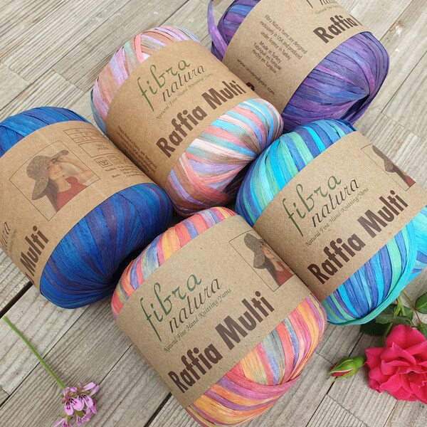 Raffia Yarn - Etsy