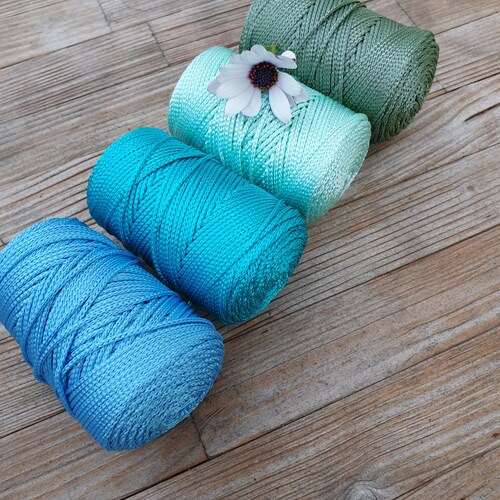 2mm Macrame Cord Polyester Macrame Yarn Perfect for Bags and - Etsy