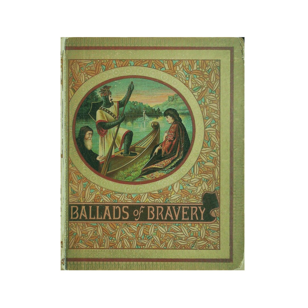 Antique 1877 Book: Ballads of Bravery, 1st Ed. George M. Baker, Boston ...