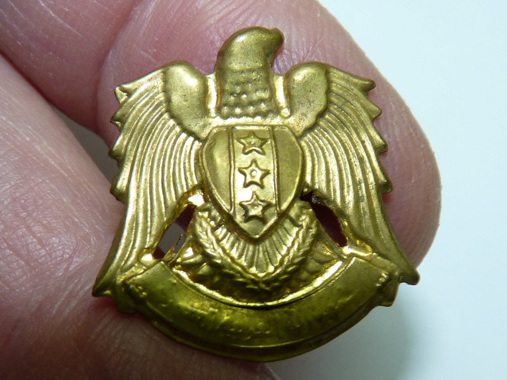 Lot 2 Vintage Egyptian Army Armed Forces Emblems Badges - Etsy