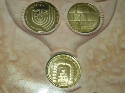Set of 7 Mint Official Israeli Government Medals, 3,000 Years Jerusalem ...