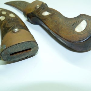 Antique 19C Shibriya Dagger, Islamic Calligraphy Marked, Pearlmother ...