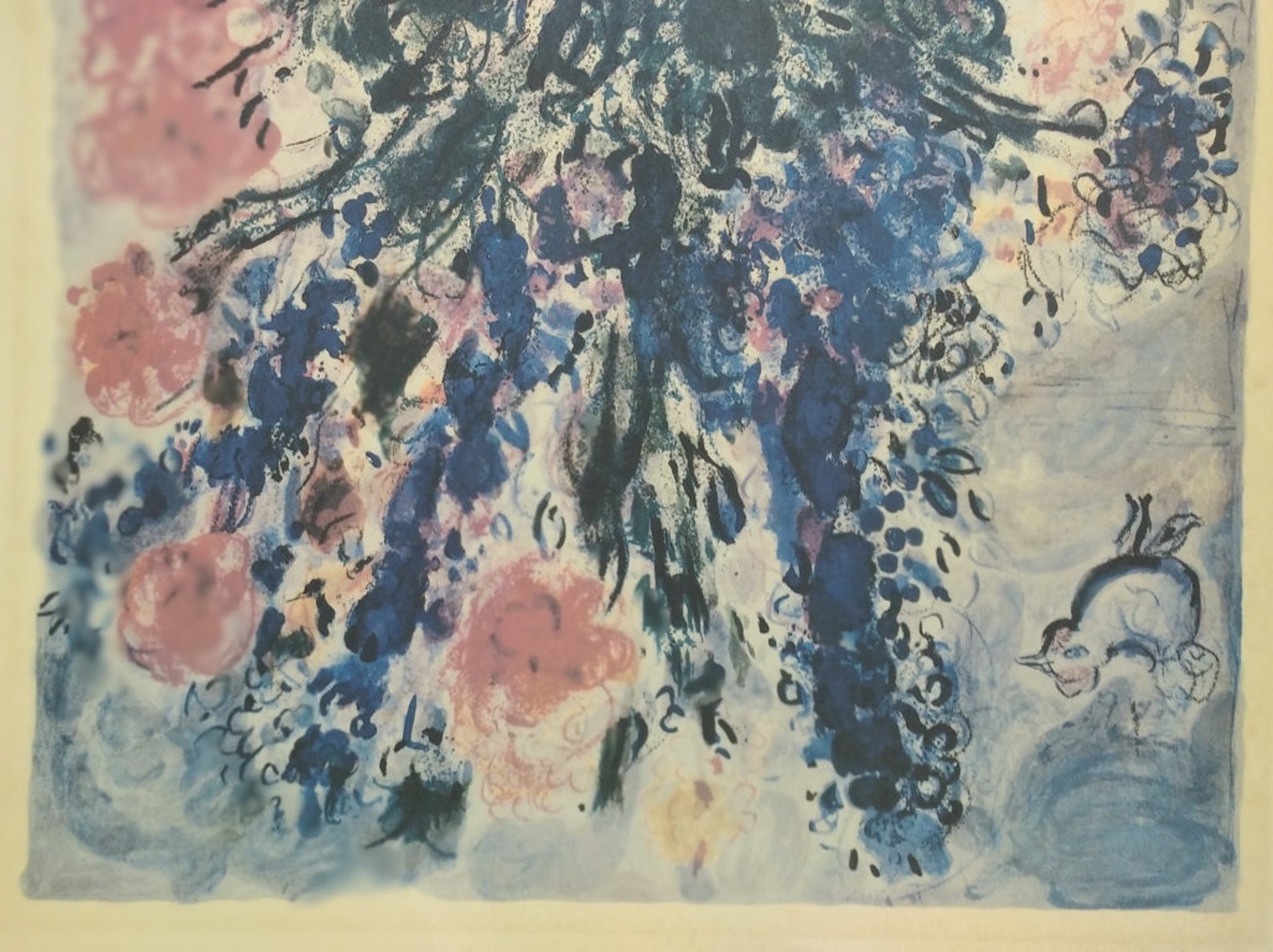 Marc Chagall Signed Colored Limited Edition Lithographic Reproduction ...