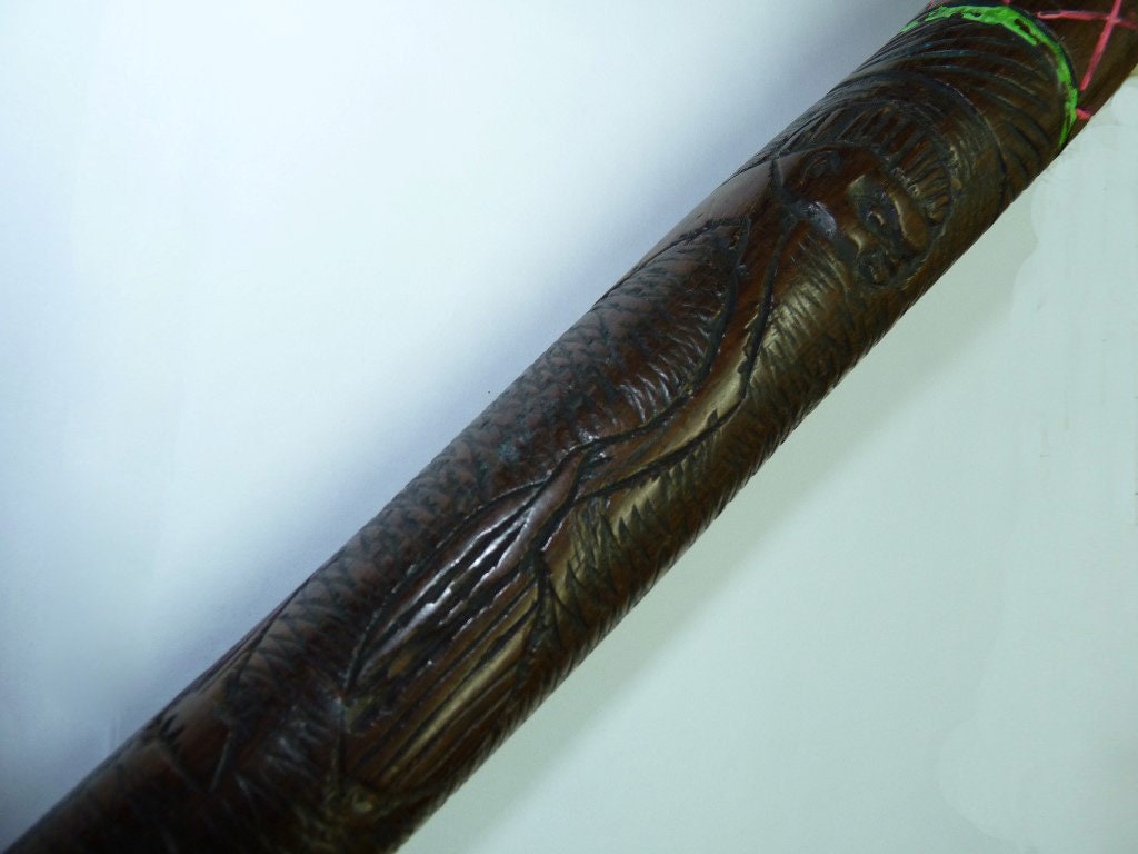 Antique African Hand-carved Wooden Staff Walking Stick Animal - Etsy