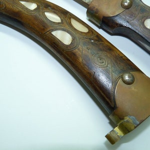 Antique 19C Shibriya Dagger, Islamic Calligraphy Marked, Pearlmother ...