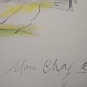 Marc Chagall Signed Lithographic Limited Edition Reproduction, Moses ...