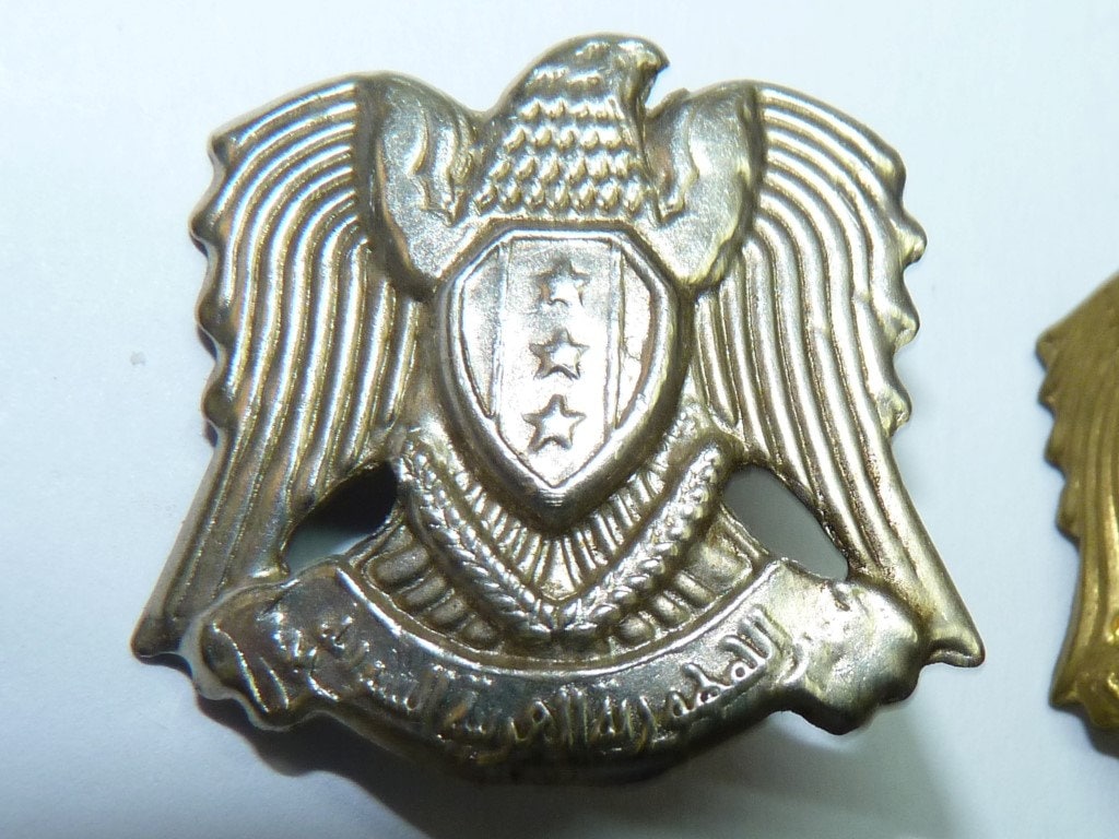Lot 2 Vintage Egyptian Army Armed Forces Emblems Badges - Etsy