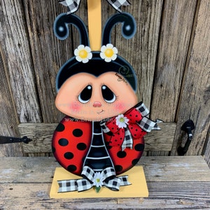 Ladybug Decoration, Ladybug Centerpiece, Ladybug Sign, Wooden Ladybug ...