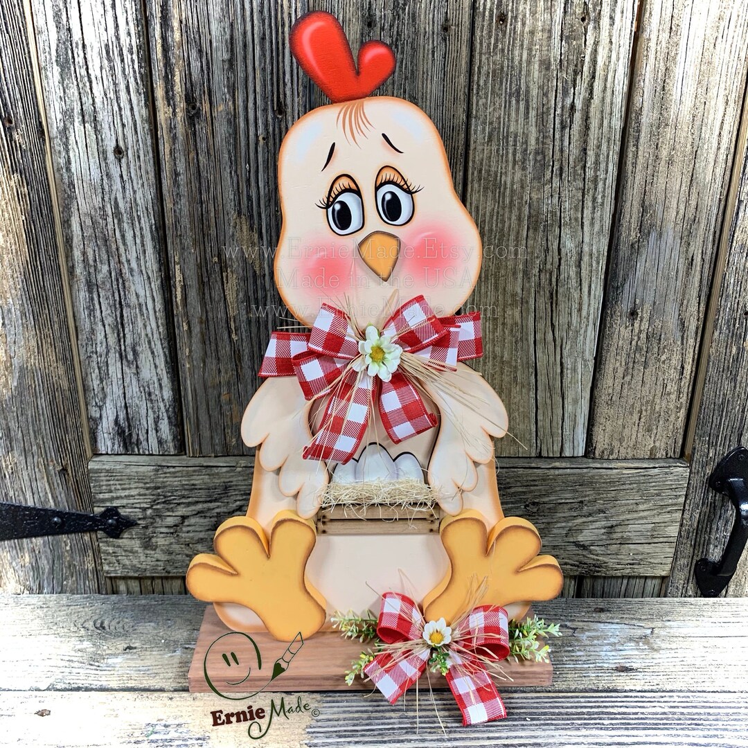 Farmhouse Chicken Decoration, Rooster Decor, Chicken Decor, Farmhouse ...