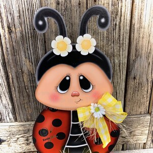 Ladybug Decoration, Ladybug Centerpiece, Ladybug Sign, Wooden Ladybug ...