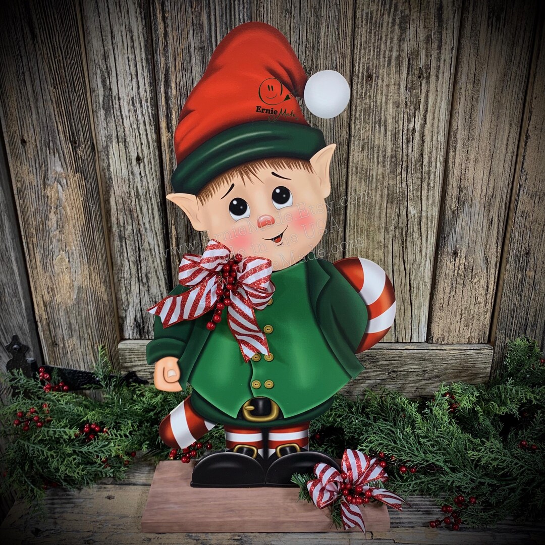 Elf Decoration for Christmas, Vintage Christmas North Pole Sign ...