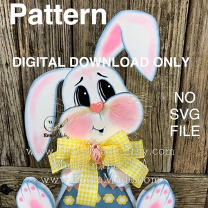 Digital Bunny Pattern, Easter Bunny Pattern, DIY Easter Rabbit ...