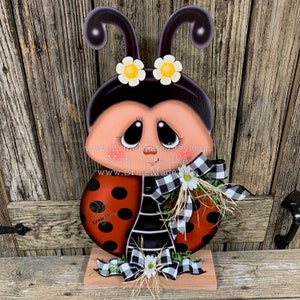 Ladybug Decoration, Ladybug Centerpiece, Ladybug Sign, Wooden Ladybug ...