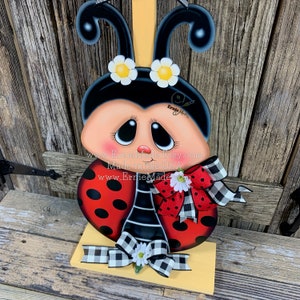 Ladybug Decoration, Ladybug Centerpiece, Ladybug Sign, Wooden Ladybug ...