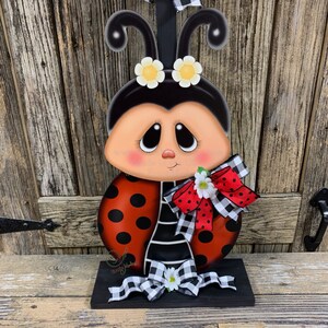 Ladybug Decoration, Ladybug Centerpiece, Ladybug Sign, Wooden Ladybug ...
