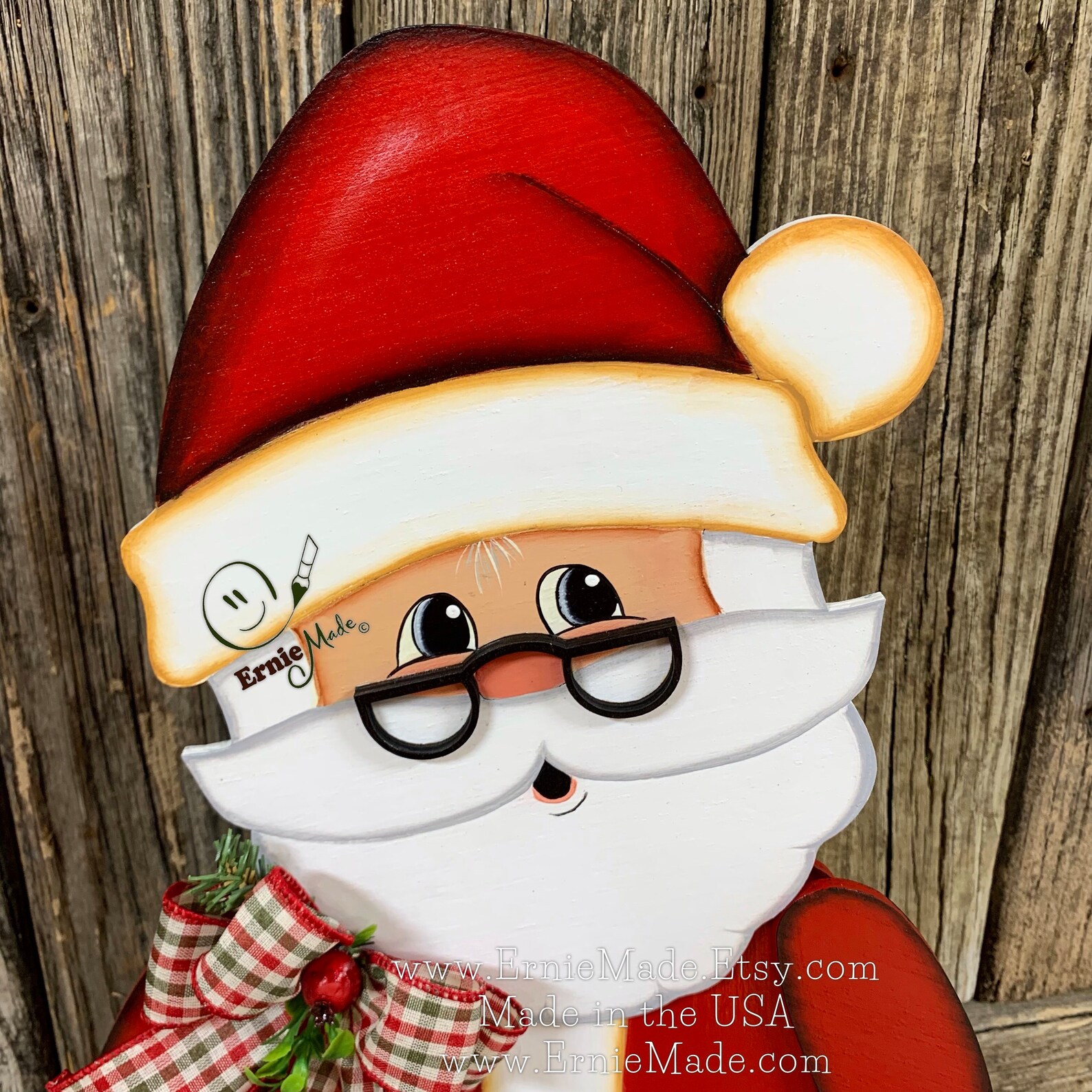 Santa Clause Decoration Christmas Gingerbread Centerpiece - Etsy