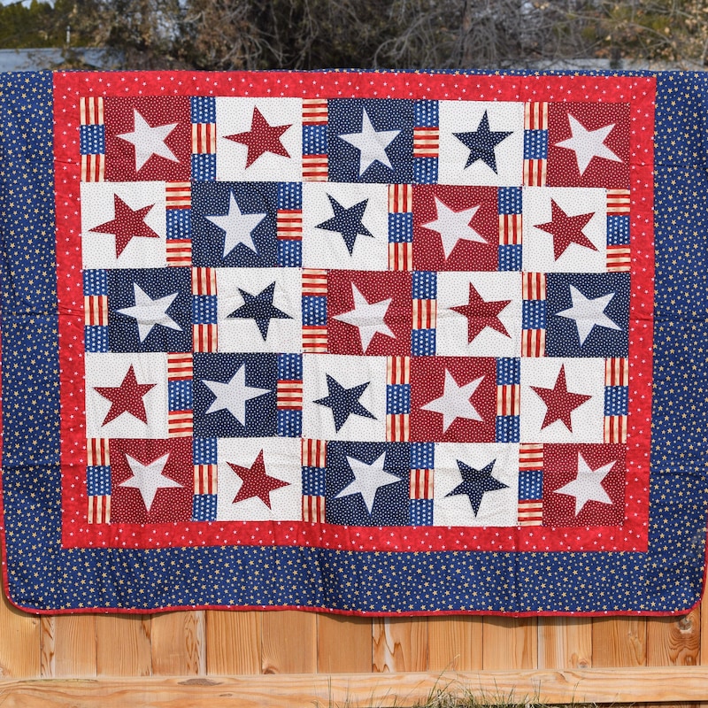 Patriotic Quilts - Etsy
