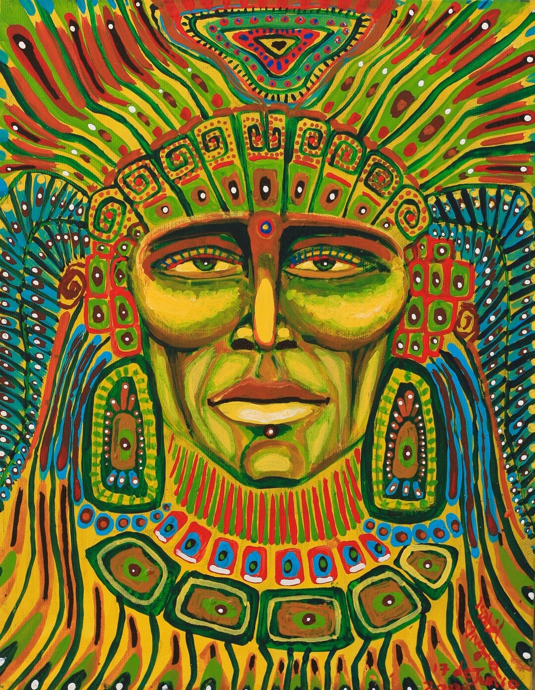 Mayan Sun God Goddess Love Luz Ayahuasca Visionary Art - Etsy