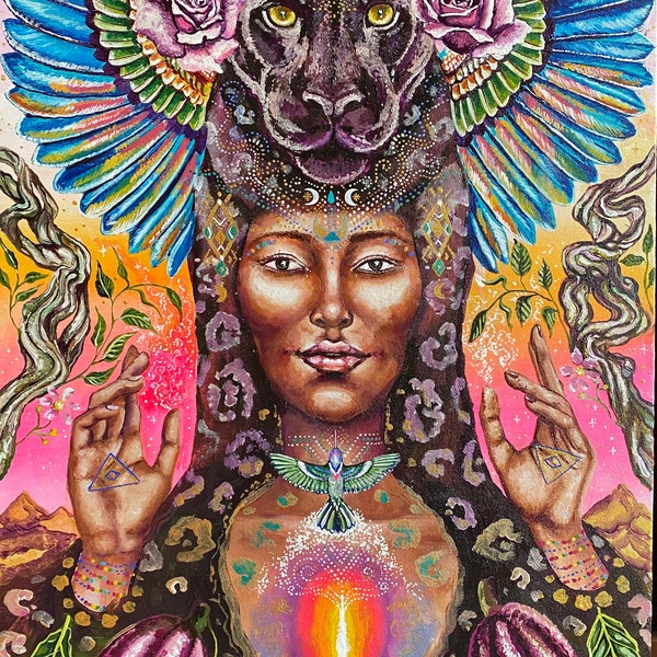 Ixcacao Goddess Statue - Etsy Australia