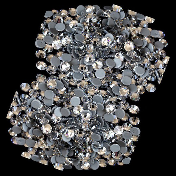 Scrapbooking Rhinestones 10 gross Crystal AB ss10 Great Sparkle Hot Fix ...
