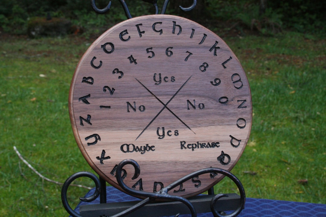 9" Engraved, Solid Wood Crossroads Pendulum Board - Etsy