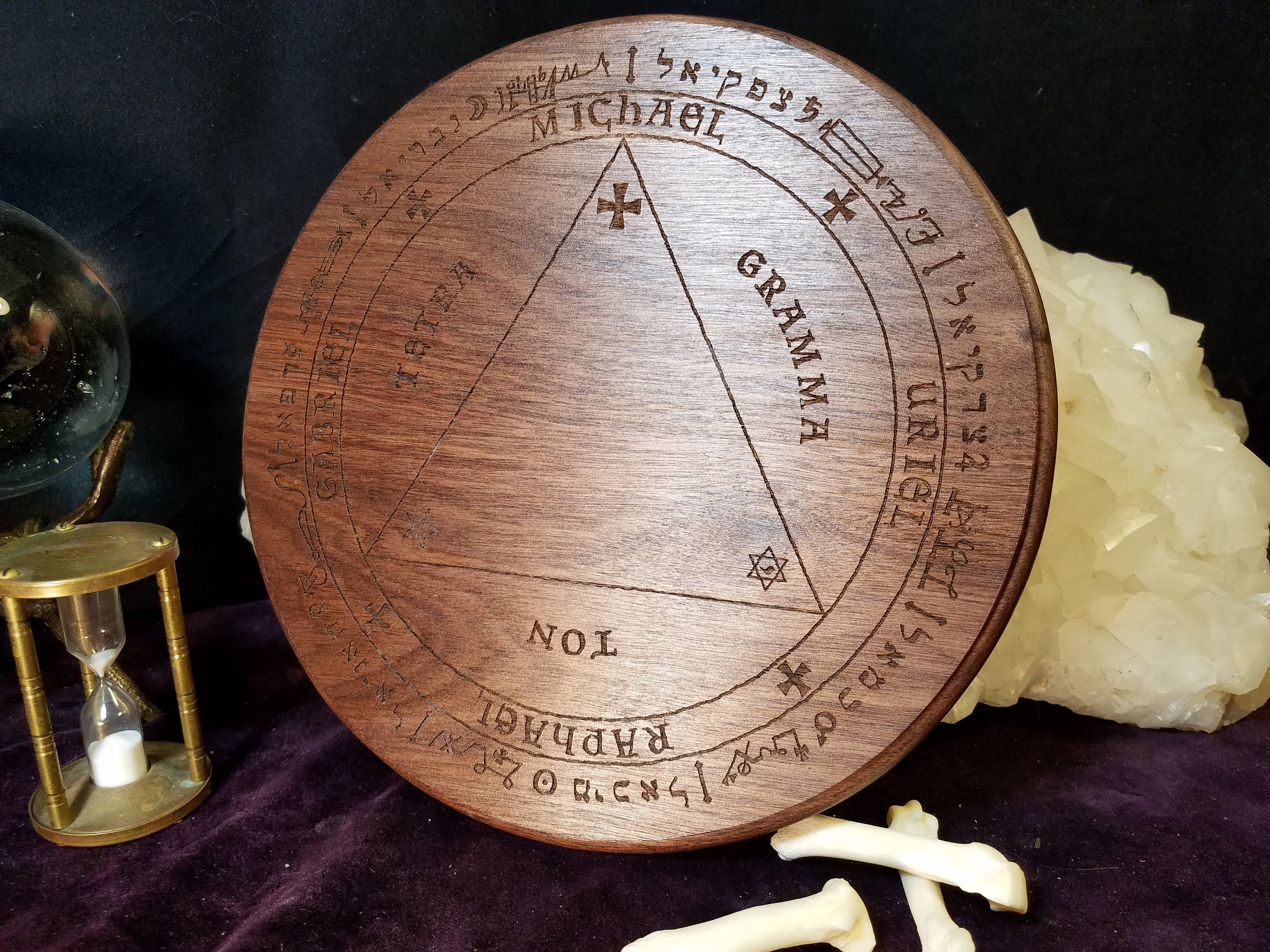 Trithemius Table of Practice 9 Engraved Solid Wood | Etsy