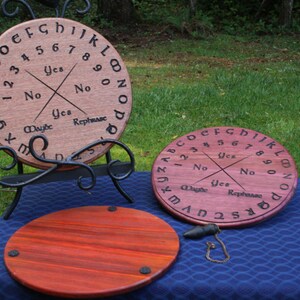 9" Engraved, Solid Wood Crossroads Pendulum Board - Etsy