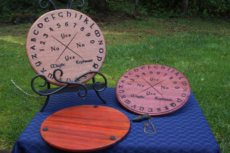 9 Engraved Solid Wood Crossroads Pendulum Board | Etsy