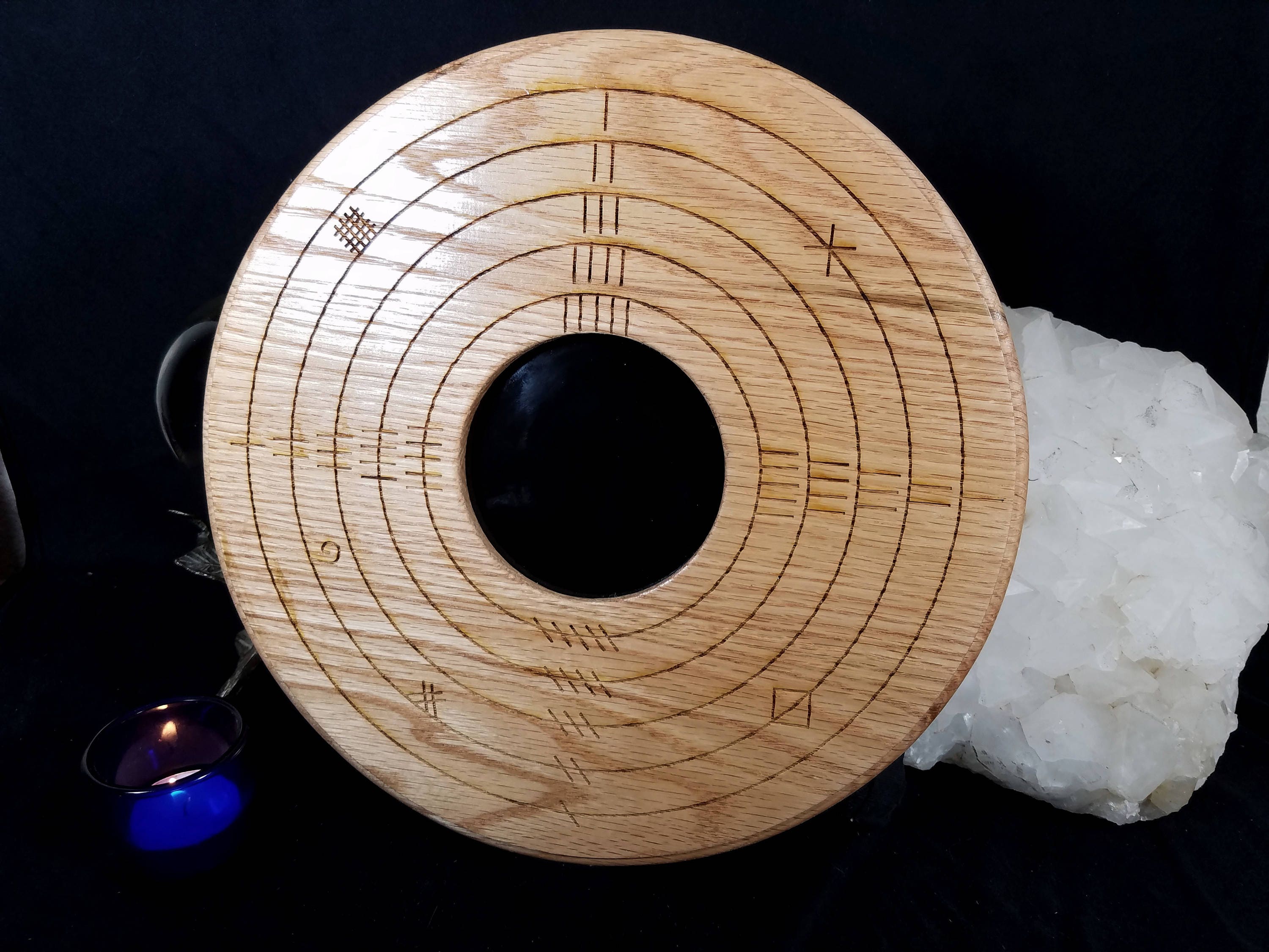 Fionn's Window 9 Engraved Wood Ogham Scrying | Etsy