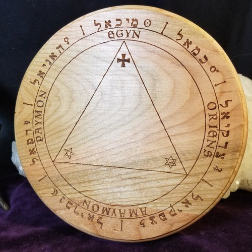 Trithemius Table of Practice 9 Engraved Solid Wood - Etsy