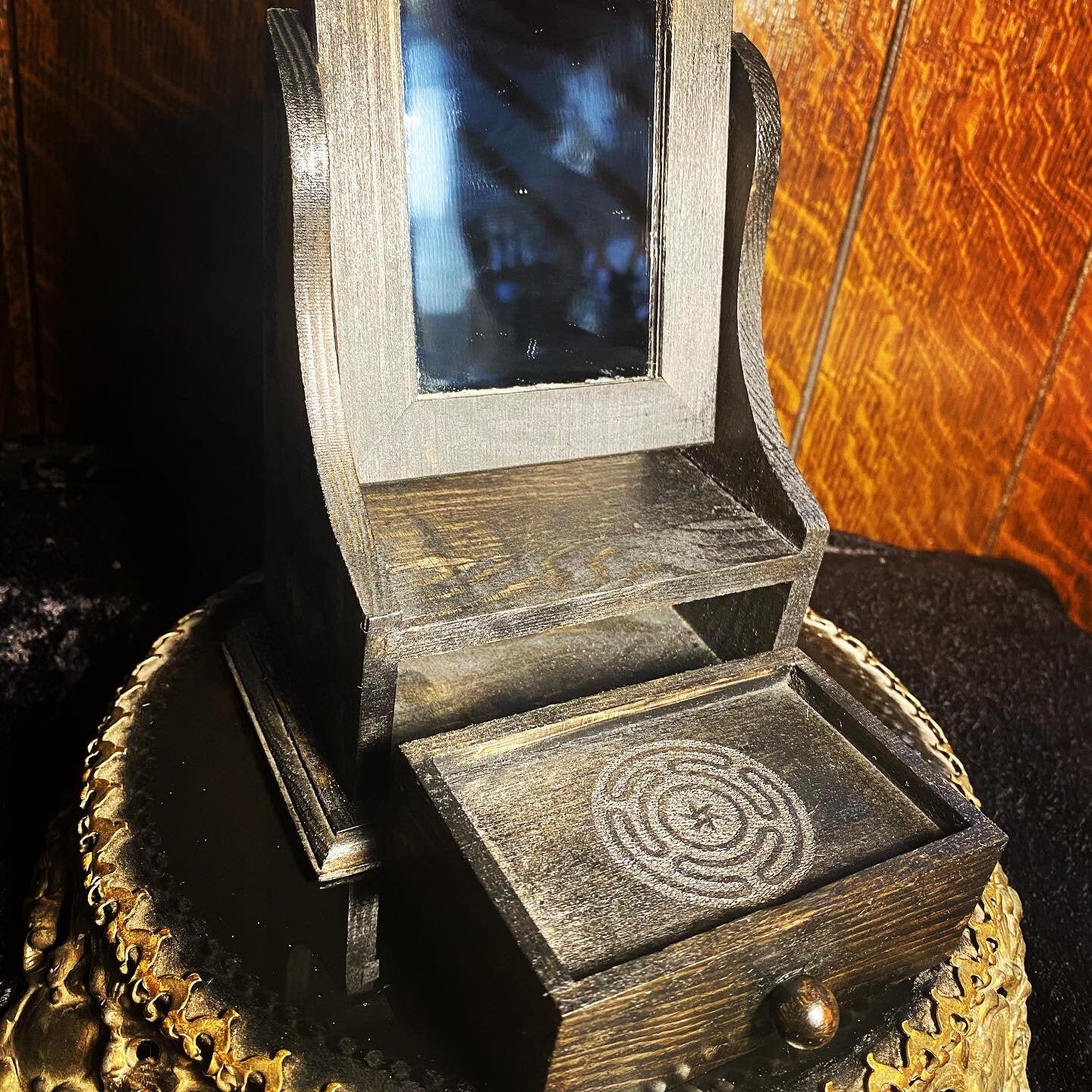 Witch's Mirror Altar Hecate Triple Goddess Vanity - Etsy UK