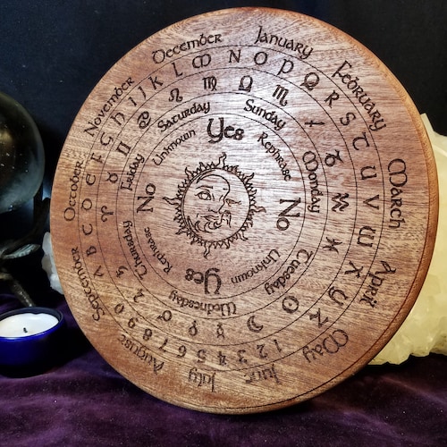 9 Ultimate Sun Moon Pendulum Board Engraved Solid - Etsy