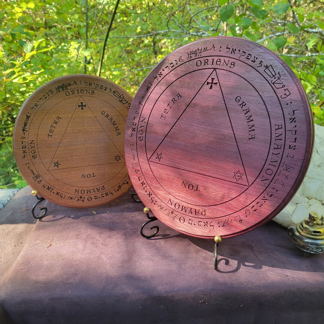 Trithemius Table of Practice 11 Engraved, Solid Wood English Kings ...