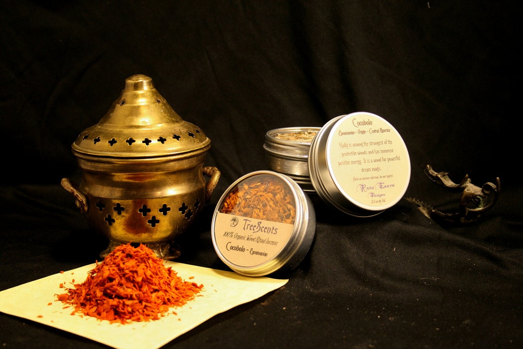 Cocobolo (panamanian) - Treescents - Natural Wood Ritual Incense - - Etsy