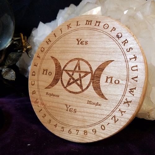 6 Goddess / Moon Cycle Pendulum Board Engraved Solid - Etsy