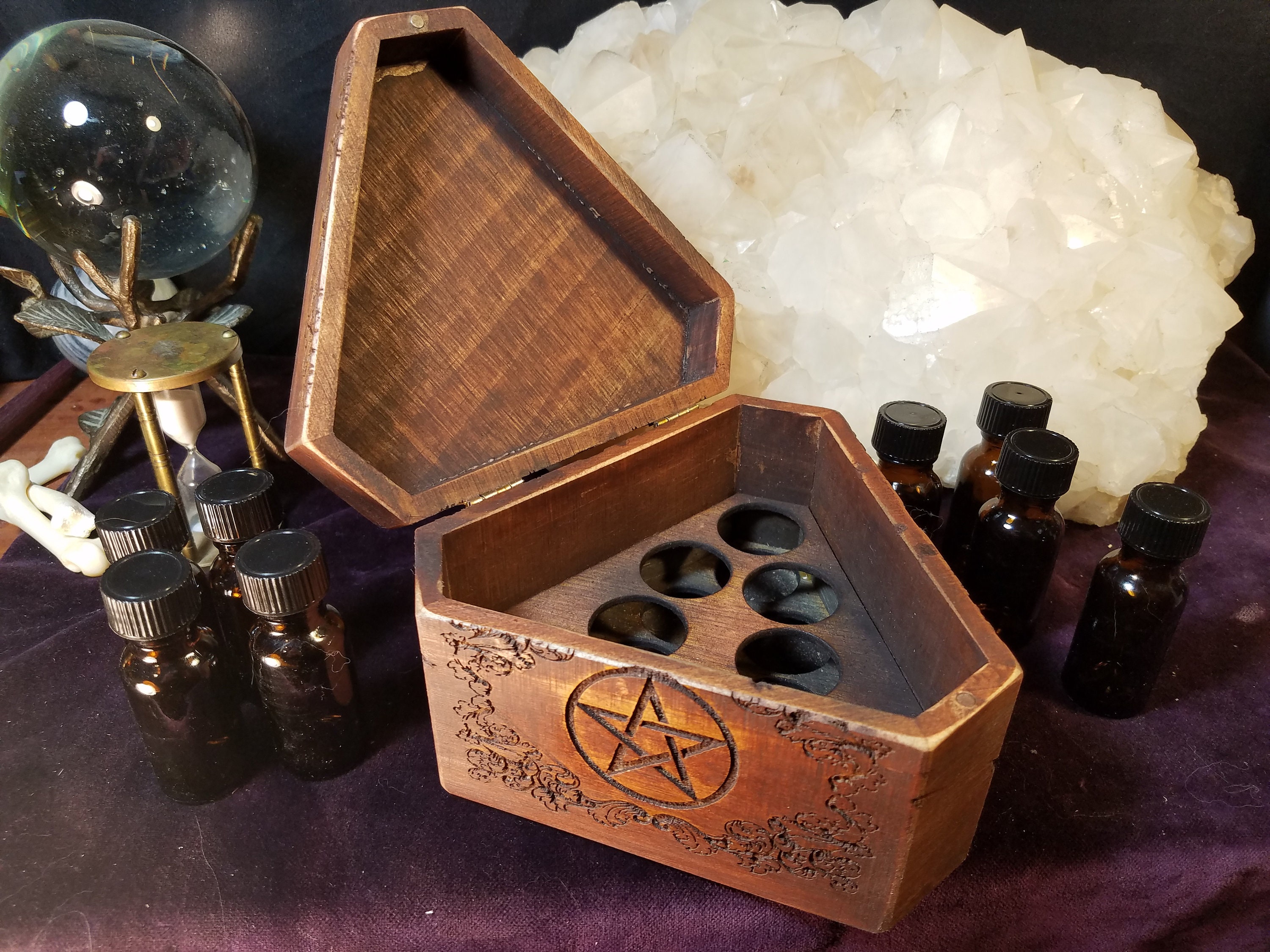 Wheel of the Year - Sabbat Oil Box - Etsy