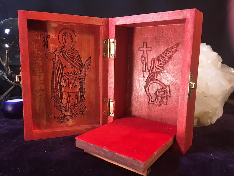St. Expeditus Portable Travel Altar Box - Etsy