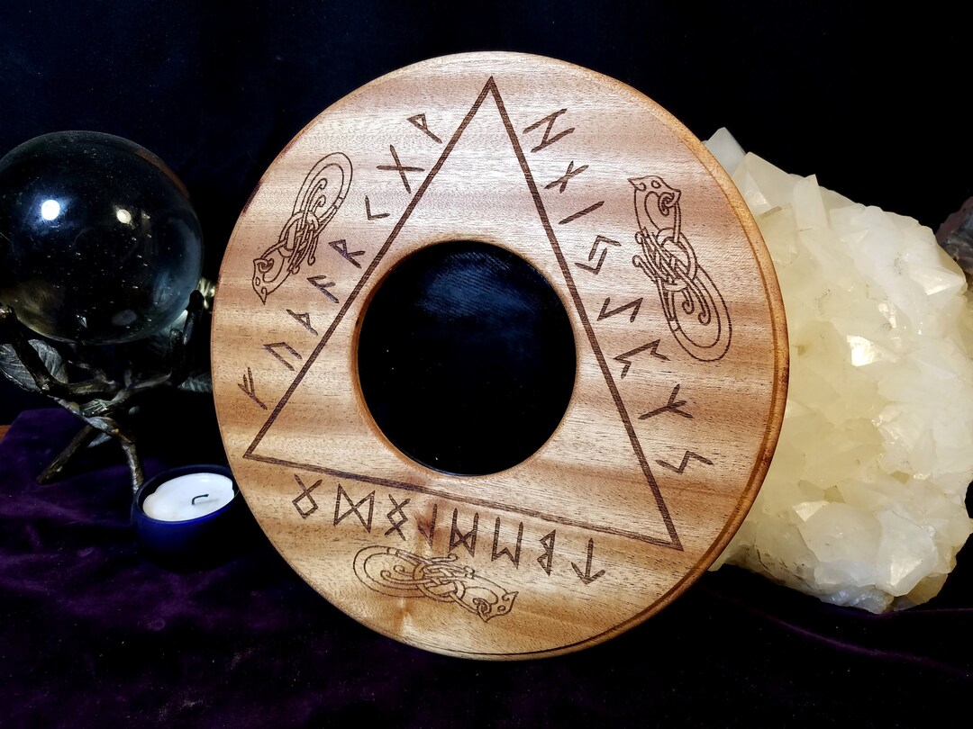 Eye of Odin - Elder Futhark Rune Scrying Mirror - Etsy