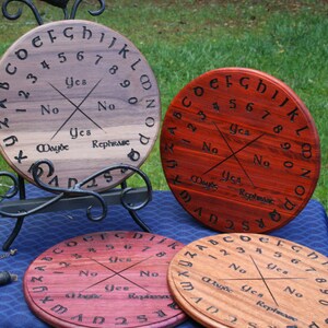 9" Engraved, Solid Wood Crossroads Pendulum Board - Etsy