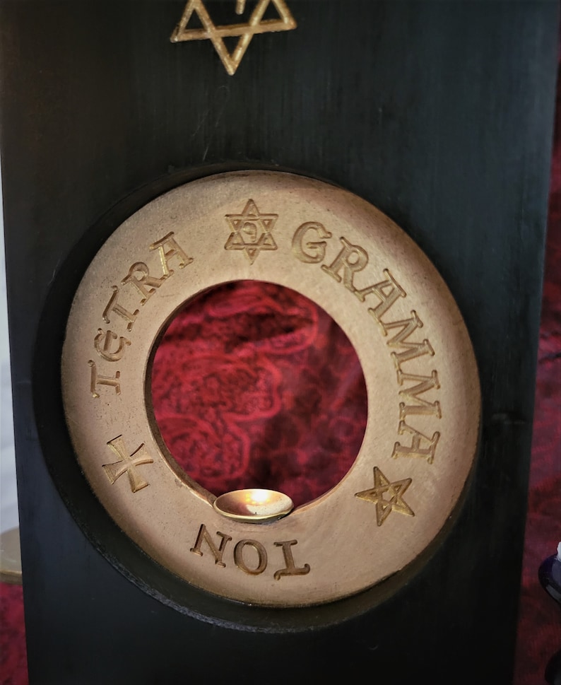 Trithemius Crystal Ball Stand - Solid Ebony & Brass - Etsy