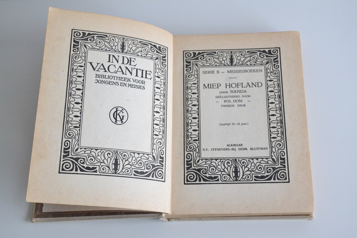 Vintage Dutch Children's Books - Etsy