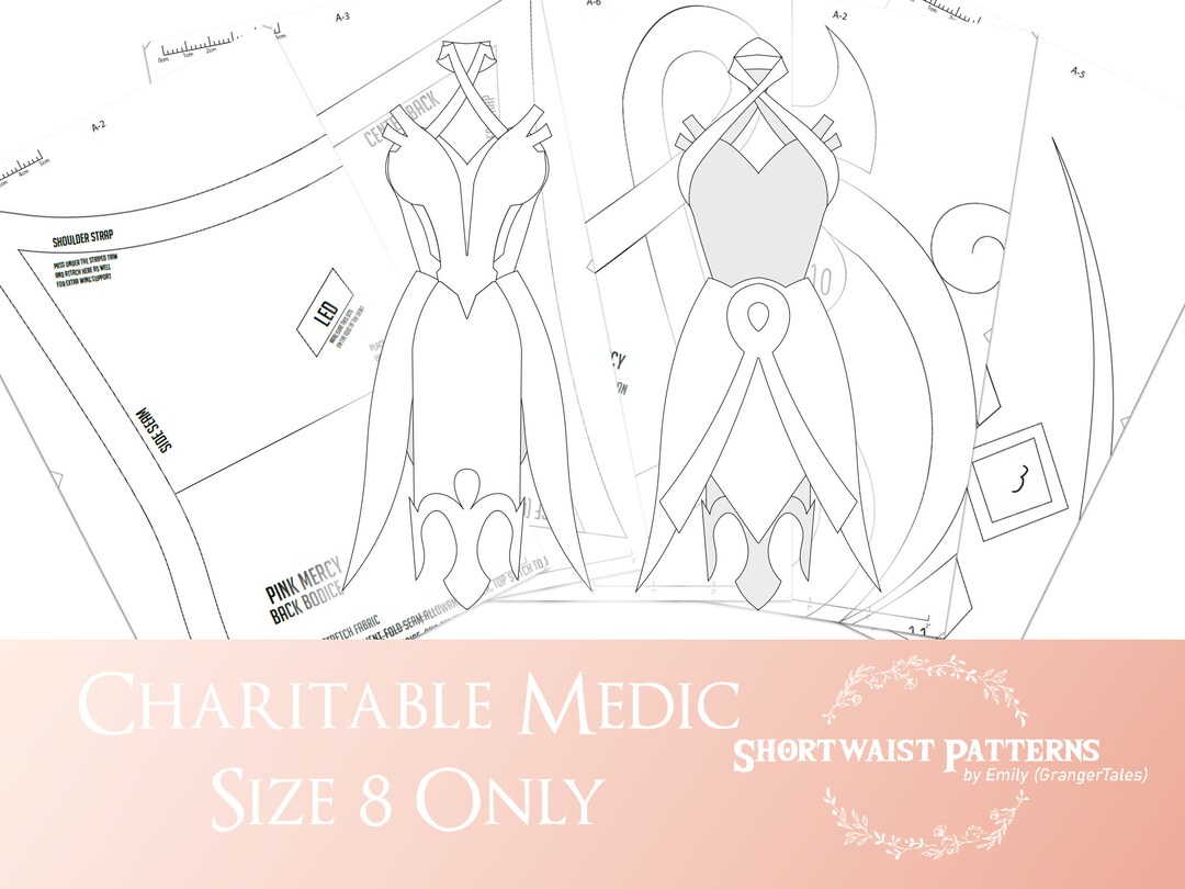 Charitable Medic | Armour and Skirt Blueprints | Size 8 Only - Etsy