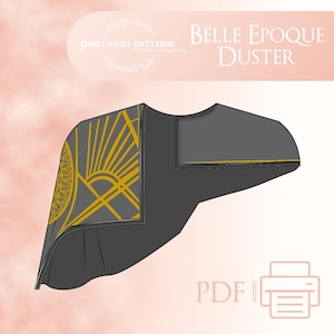 Belle Epoque Duster Pattern | One Size PDF Pattern - Etsy