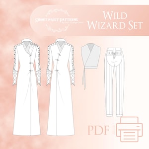 Wild Wizard Set | Sizes 6-30 (male and Female Robes) - Etsy